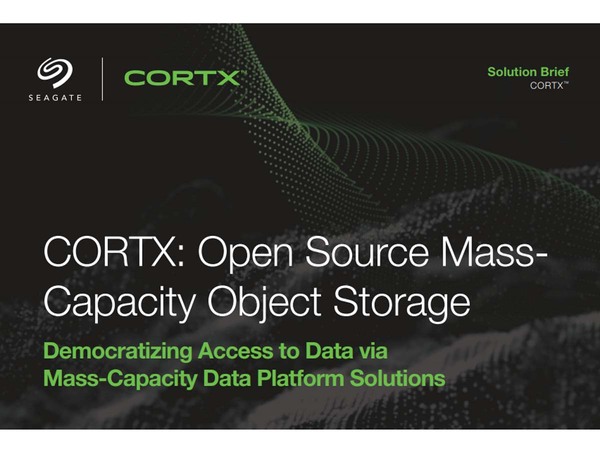 ASCII.jp：Seagate、企業のデータを有効活用するオブジェクトストレージソフトウェア「CORTX」などを発表