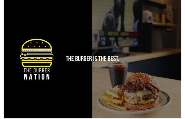 スポーツ観戦しながらグルメバーガーを愉しめる「THE BURGER NATION｜ザ バーガー ネイション」横浜駅直通の「アソビル」にオープン