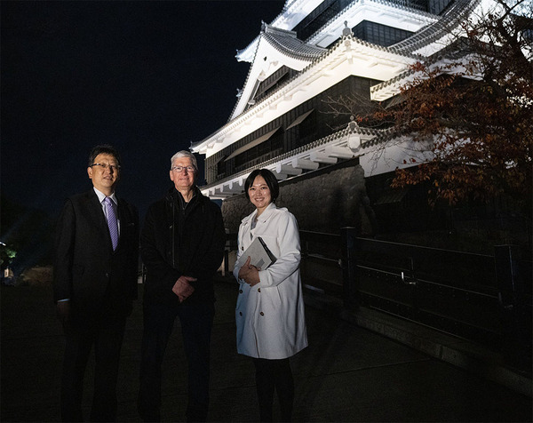 ASCII.jp：アップルのティム・クック氏、来日をSNSで報告 熊本城も訪問