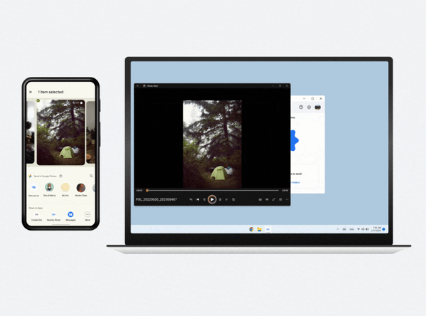 ASCII.jp：AndroidとPCでファイルを送受信できる 「Nearby Share」Windows対応