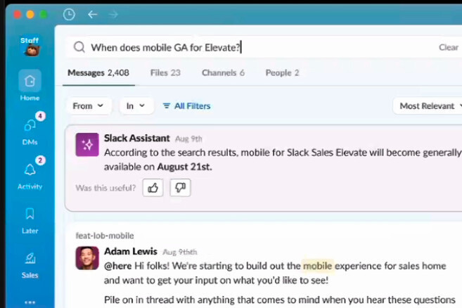 ASCII.jp：Slack、生成AIがチャンネル／スレッドを要約する「Slack AI」など新機能発表