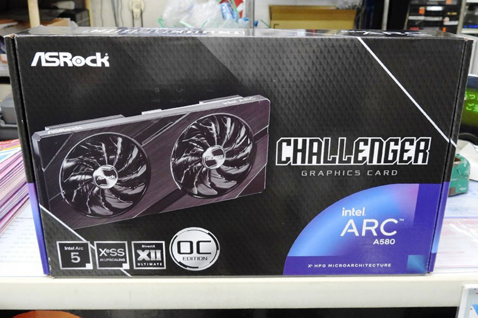 Intel ARC A580搭載する初のビデオカードがASRockからデビュー