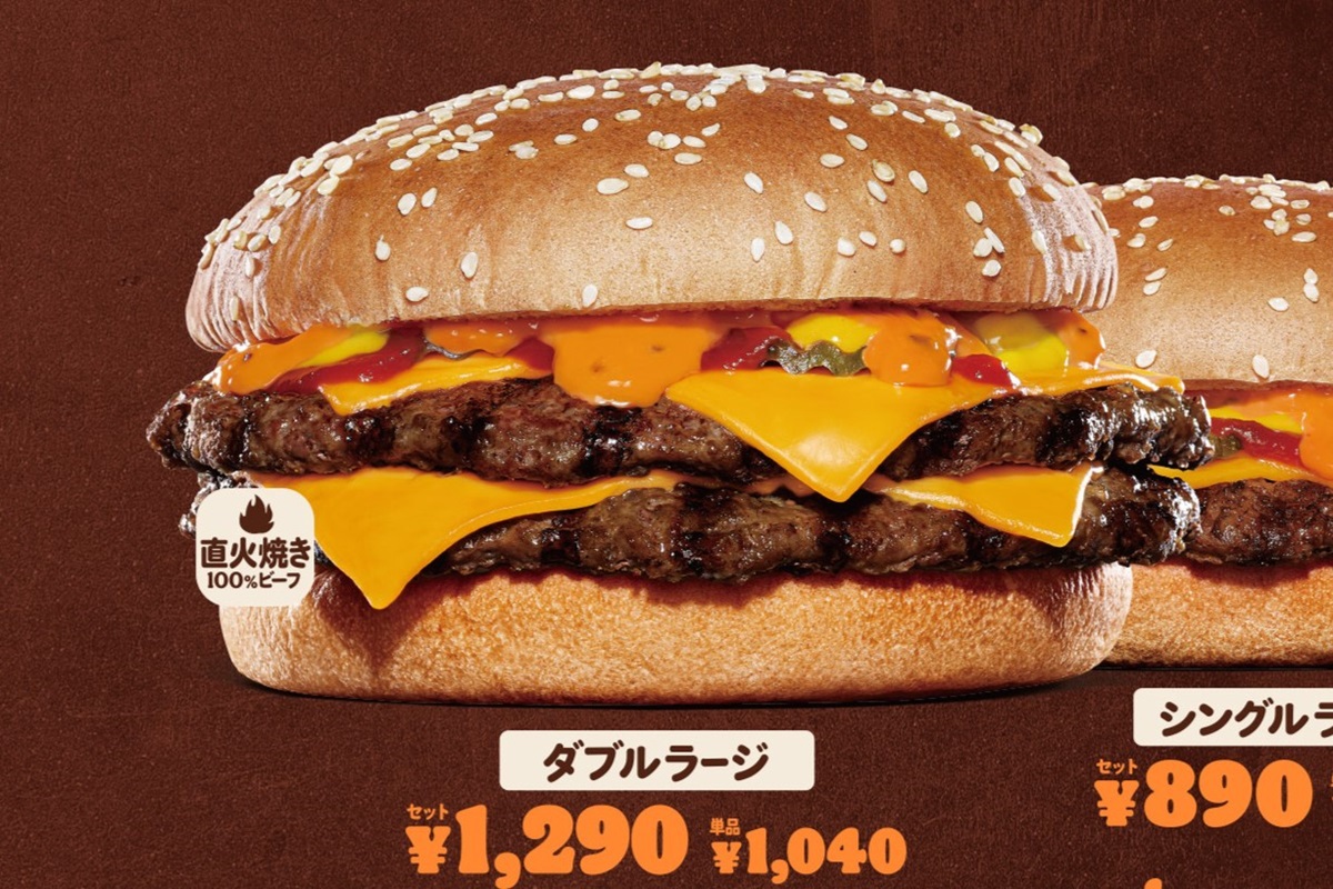 ASCII.jp：大ボリュームWラージの「ガーリックバーガー」も！ バガキンにんにく祭