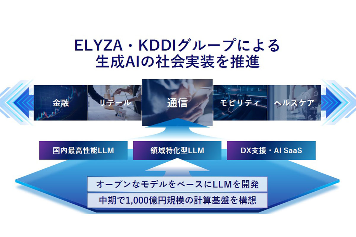ASCII.jp：KDDI、生成AIの領域でAI研究の第1人者が立ち上げたELYZAとパートナーシップを締結