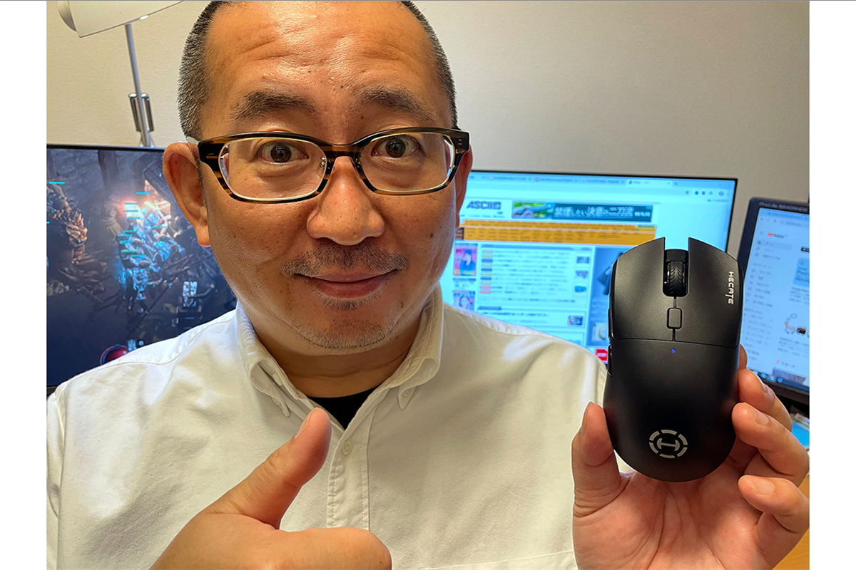 ASCII.jp：我が家の「深夜うるさい問題」を解決する静音ワイヤレスゲーミングマウス「ED-G3MPRO」 (3/4)