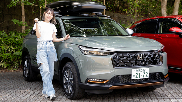 VEZELかZR-Vかそれとも？ ホンダアクセスのパーツを着けたSUV三兄弟をアイドルが試乗比較 - 週刊アスキー