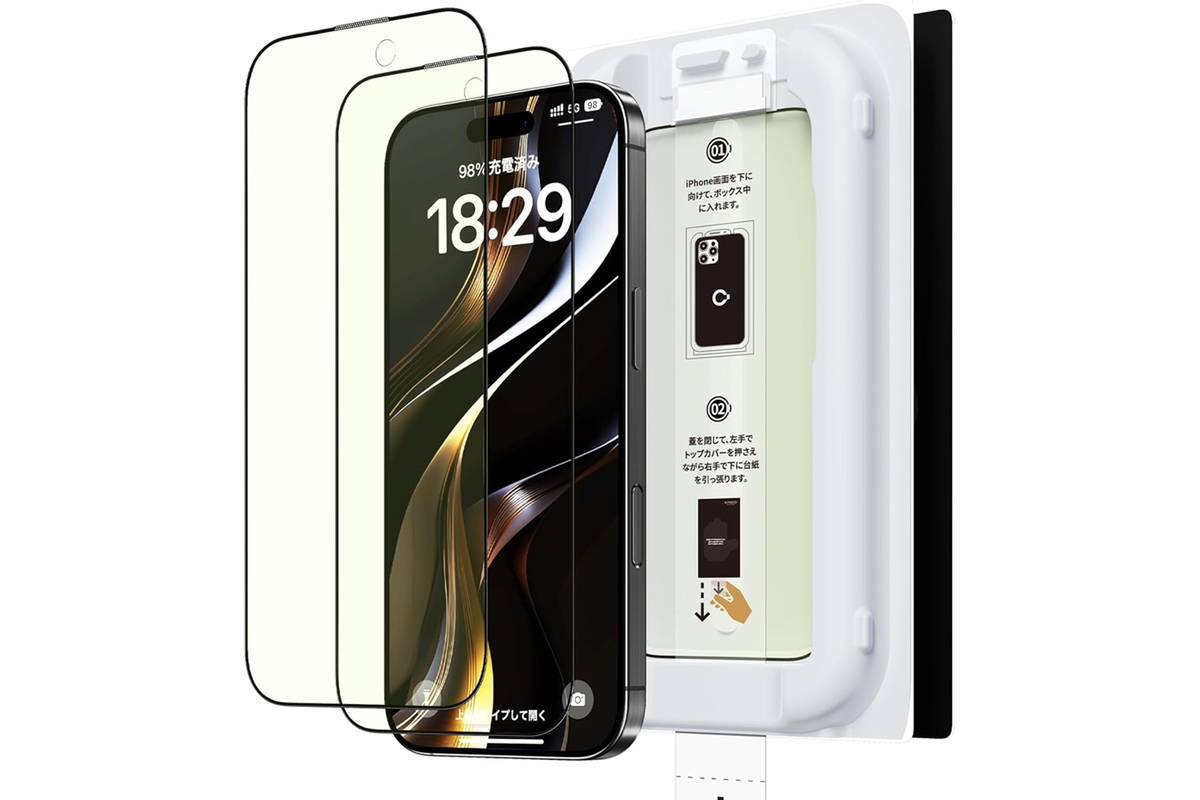 ASCII.jp：iPhone 16シリーズ用、簡単にフィルムを貼れる「フィルムバリ楽Box」