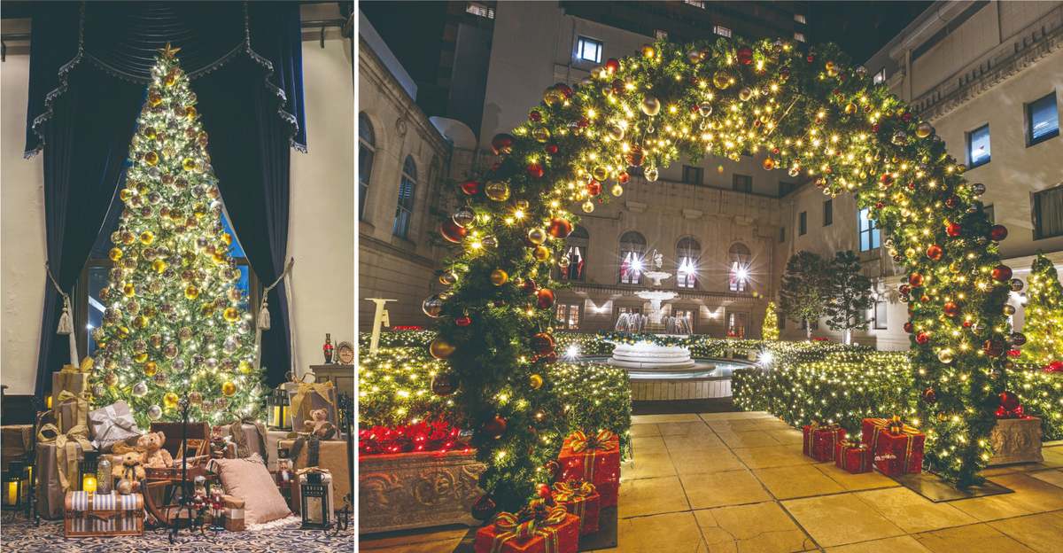 ホテルニューグランドの「光の庭園」が贈る『Snow Magic Fantasy』のクリスマス体験