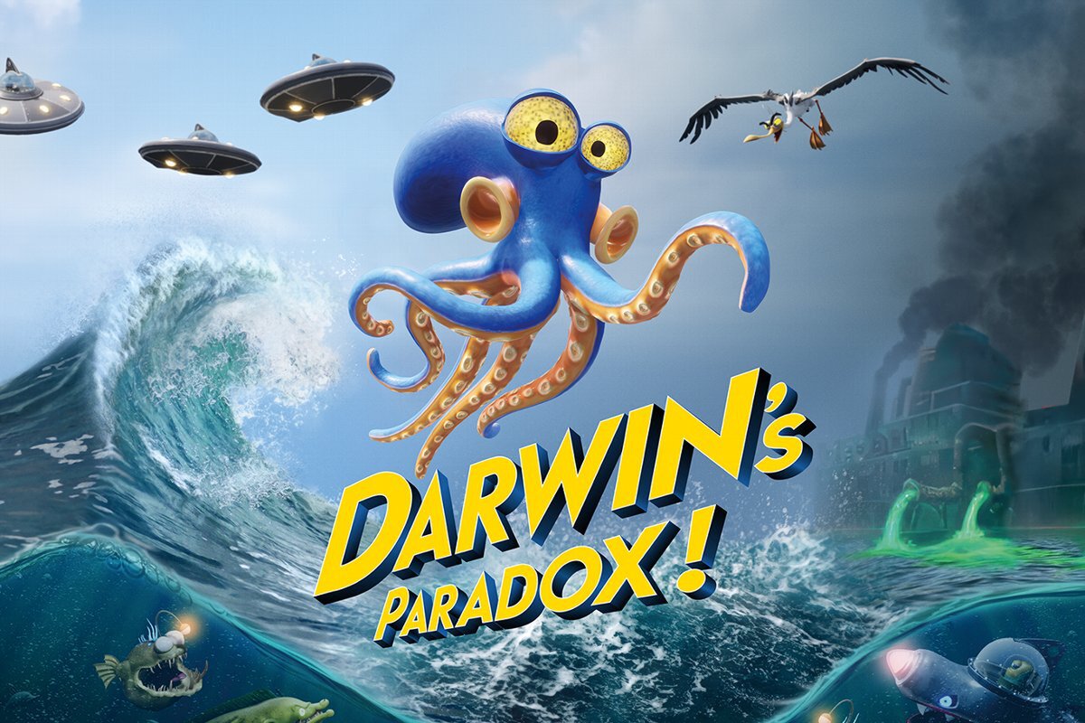 ASCII.jp：タコがエイリアンから地球を救う!?KONAMIから『Darwin’s Paradox!』が配信決定